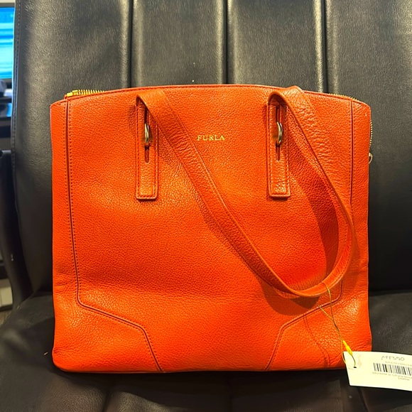Furla | Bags | Furla Shoulder Bag Orange | Poshmark